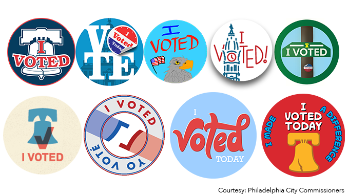 Vote on Philly’s New ‘I Voted’ Sticker - Temple Update
