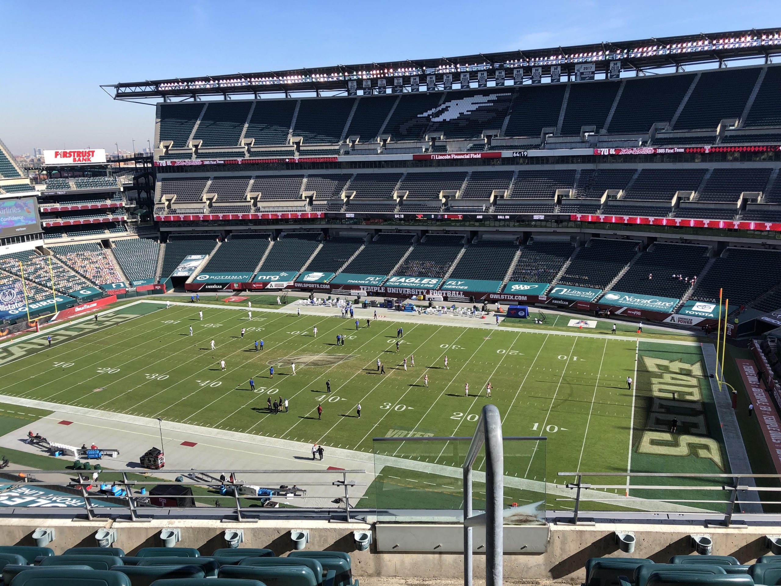 Fans No Longer Allowed at Temple, Eagles Games Under New City ...