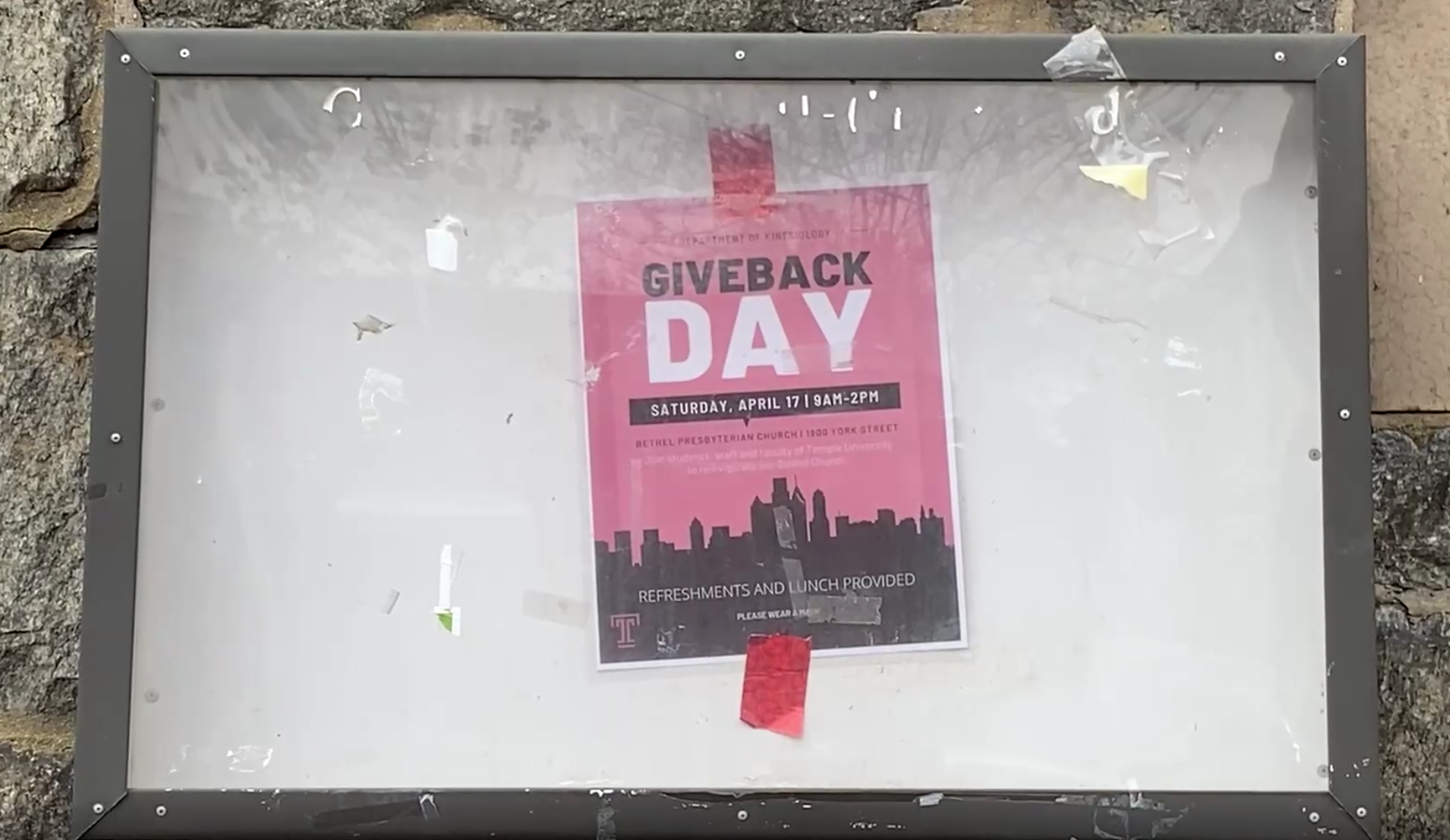 Give Back Day - Temple Update